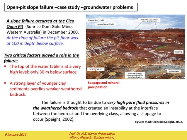 Surface mining planning and design of open pit mining | PDF | Geology ...