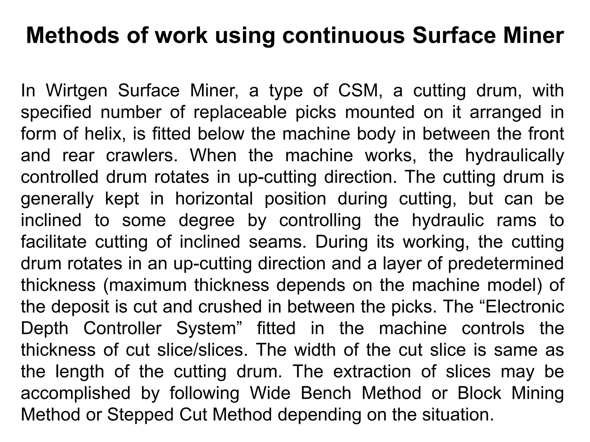 Surface mining methods | PPT