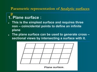 Surface modelling | PPTX