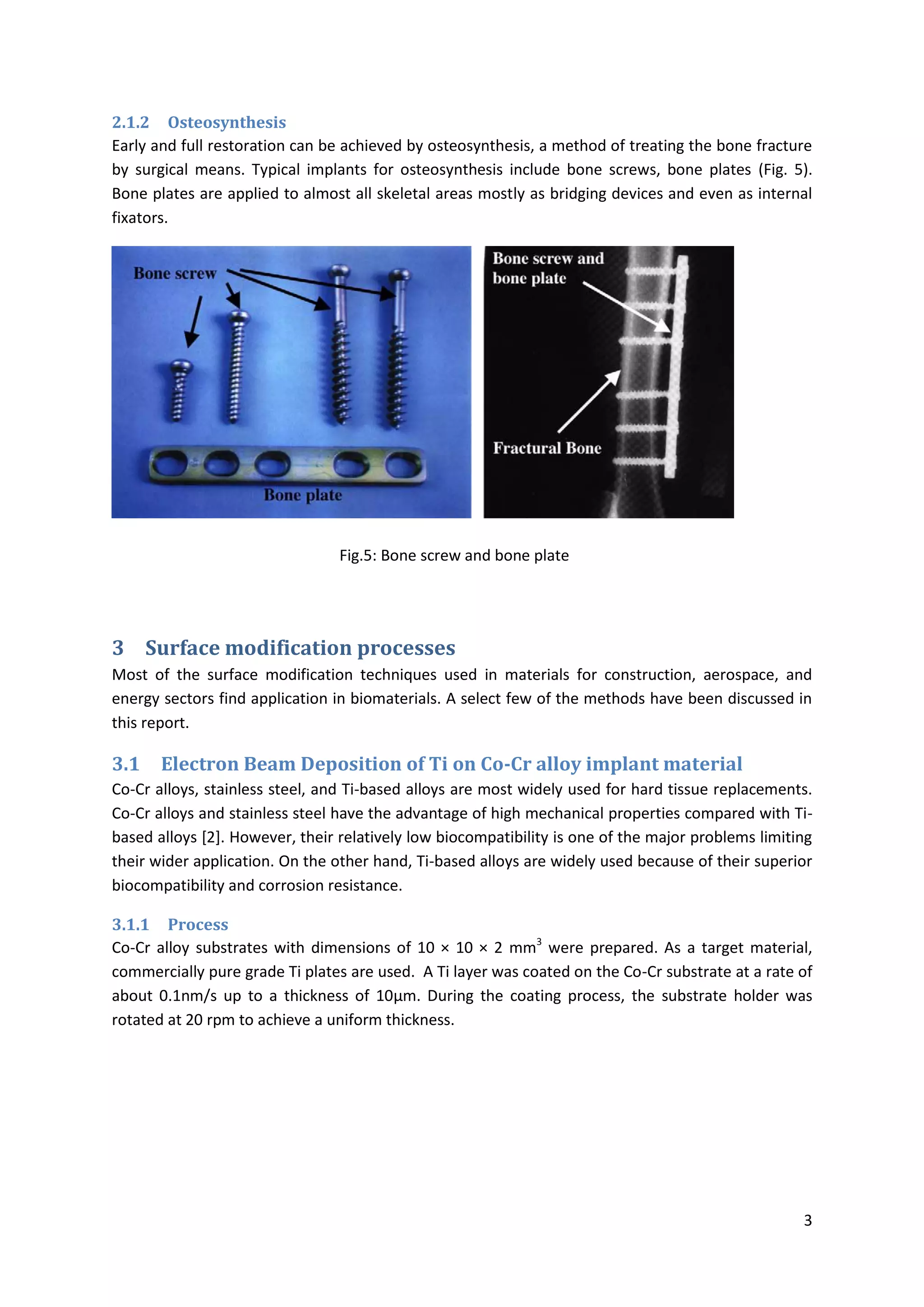 Surface modification techniques in biomedical sector | PDF