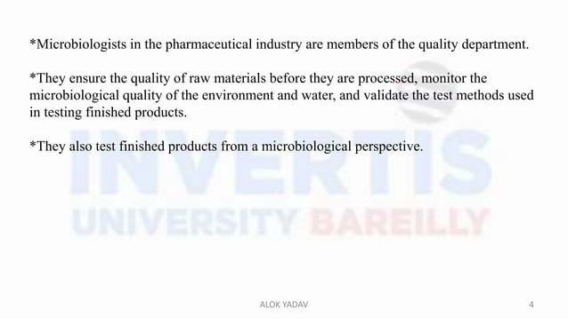 MICROBIOLOGICAL CONTROL AND MONITORING OF ASEPTIC PROCESSING ENVIRONMENTS & PRODUCT | PPTX ...
