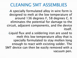 SURFACE MOUNT TECHNOLOGY | PPTX