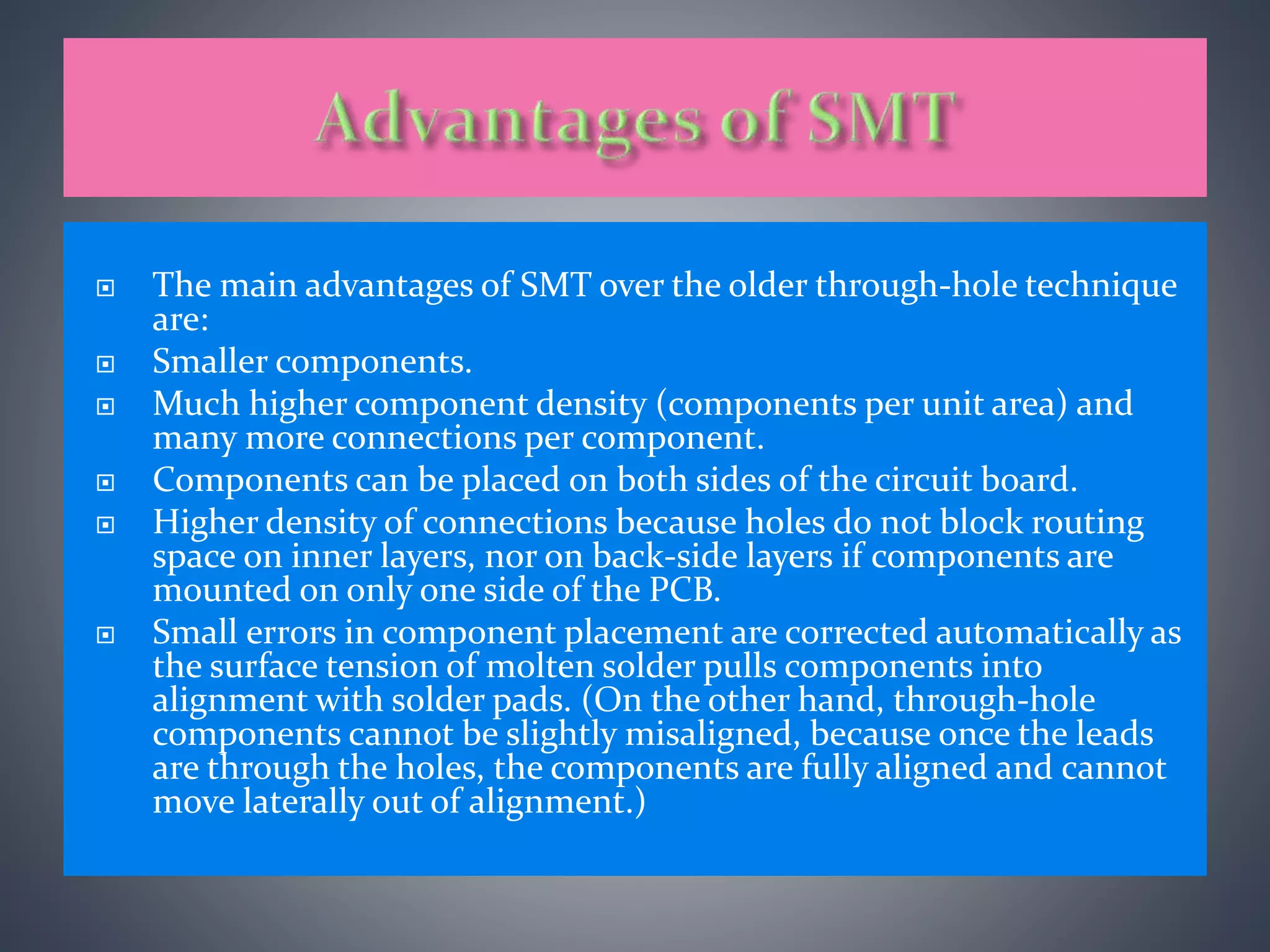 Surface mount technology(smt) | PPTX