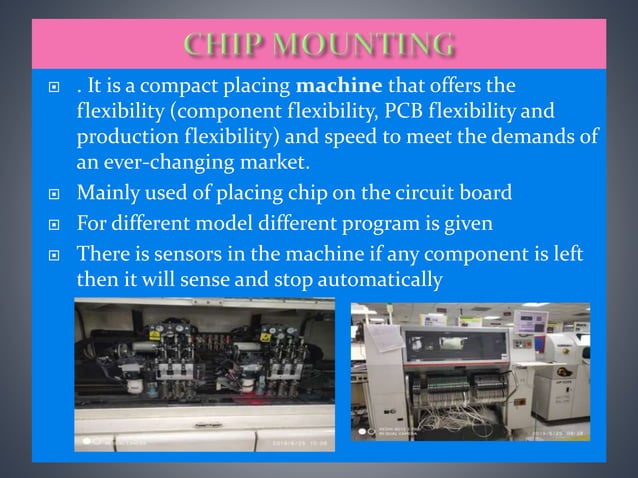 Surface mount technology(smt) | PPTX | Chemistry | Science