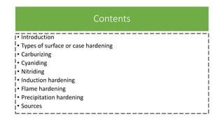Surface or case hardening | PPTX