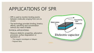 Surface plasmon resonance | PPTX