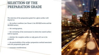 PRESENTATION FOR SURFACE PREPARATION METHOD FOR PAINTING | PPTX