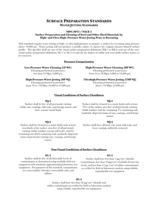 Surface preparation standards | PDF