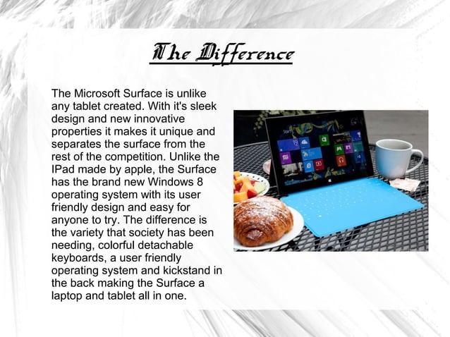 Surface presentation | PPT