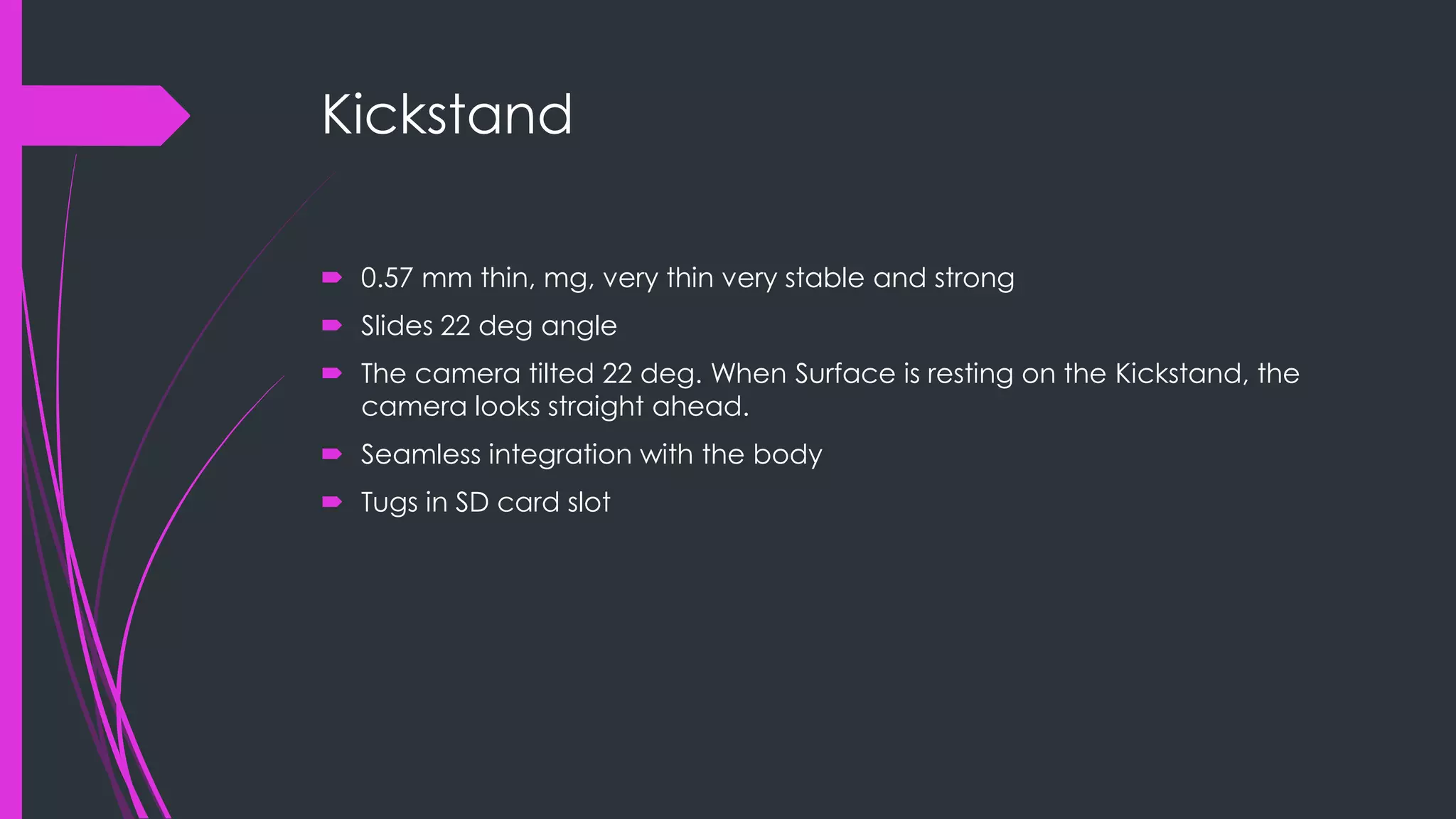 Surface presentation | PPTX