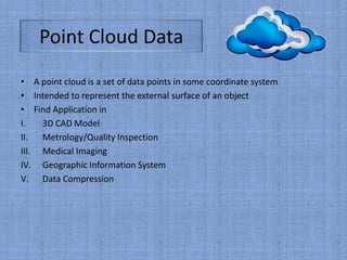 Surface reconstruction using point cloud | PPT