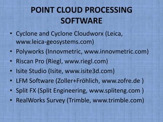 Surface reconstruction using point cloud | PPT