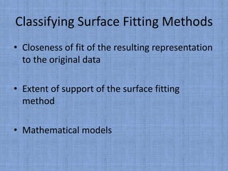 Surface reconstruction using point cloud | PPT