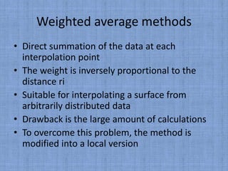 Surface reconstruction using point cloud | PPT