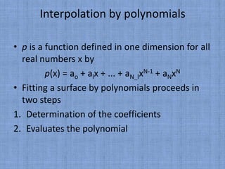Surface reconstruction using point cloud | PPT