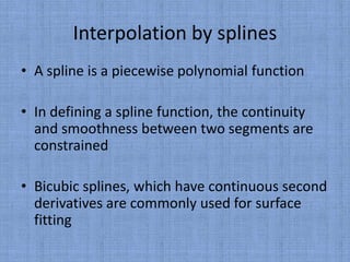 Surface reconstruction using point cloud | PPT
