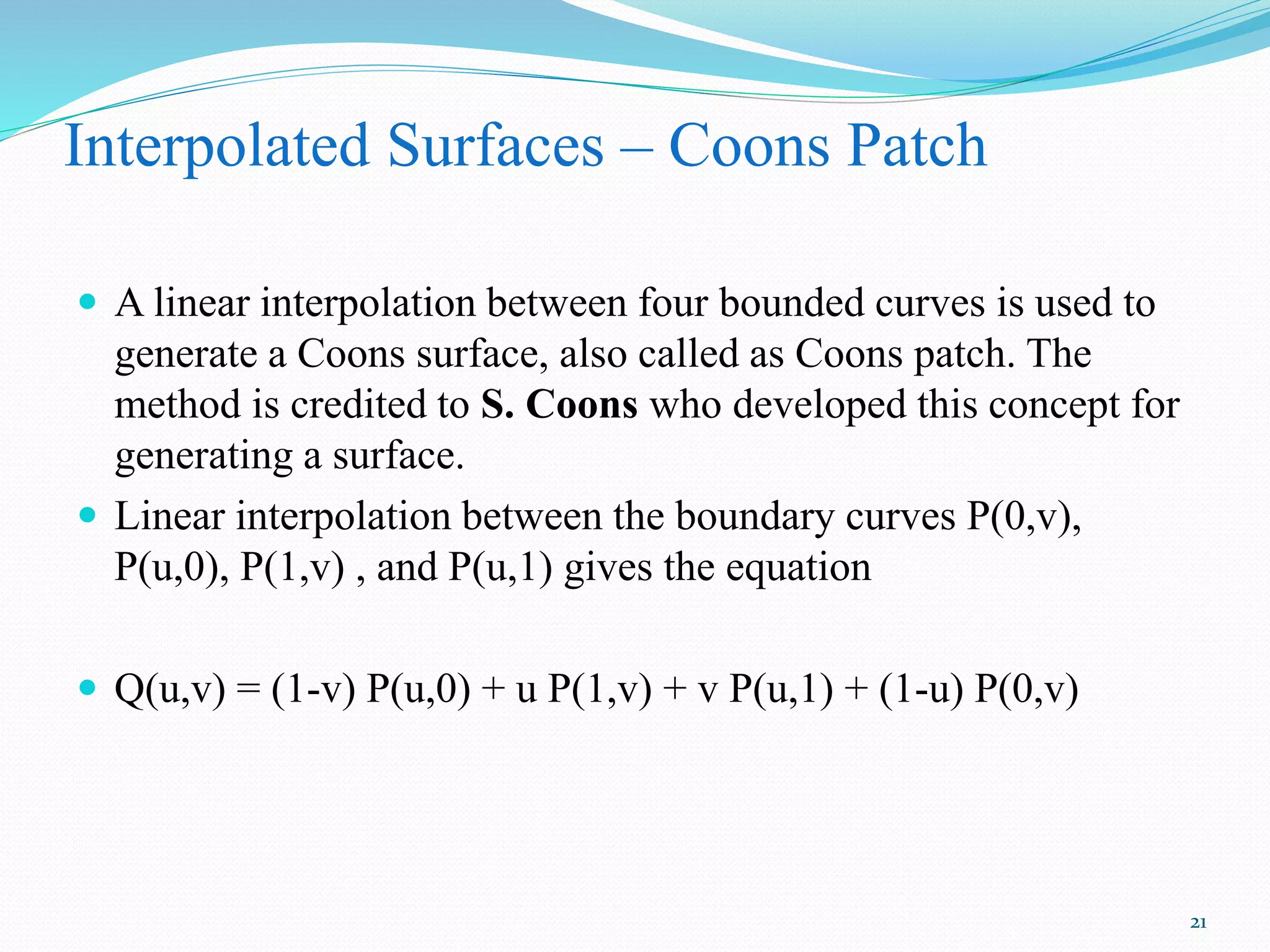 Surface representation | PPTX