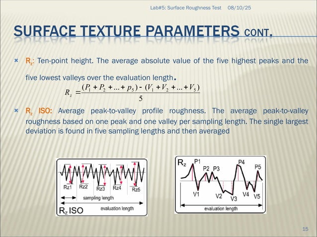 Surface Roughness.ppt.Here we learn About surface roughness | PPT