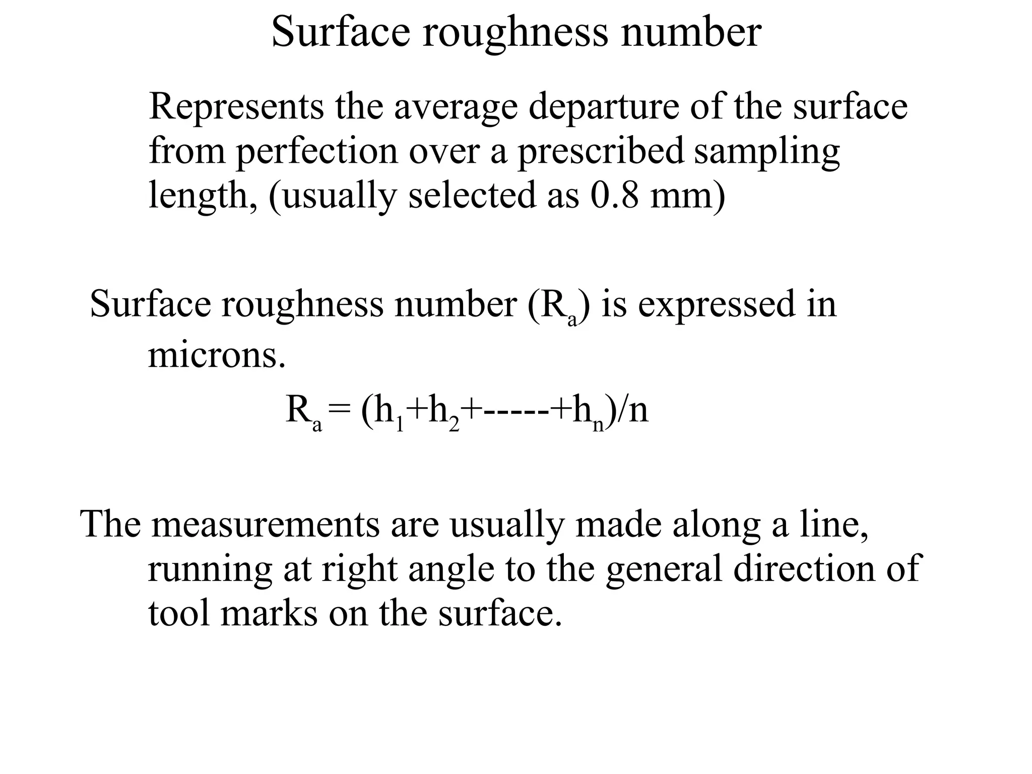 Surface roughness 200708 | PPT