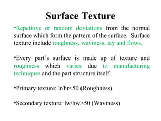 Surface roughness metrology | PPT