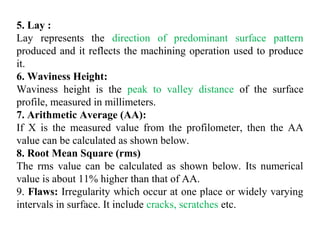 Surface roughness metrology | PPT
