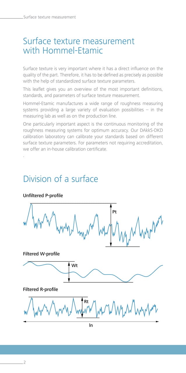 Surface Roughness Parameters | PDF