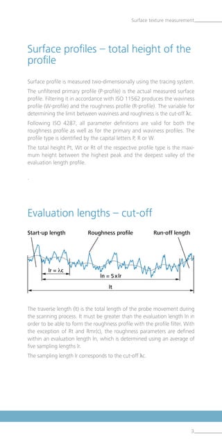 Surface Roughness Parameters | PDF