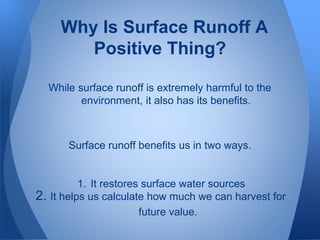 Surface Runoff Full Presentatiom | PPTX