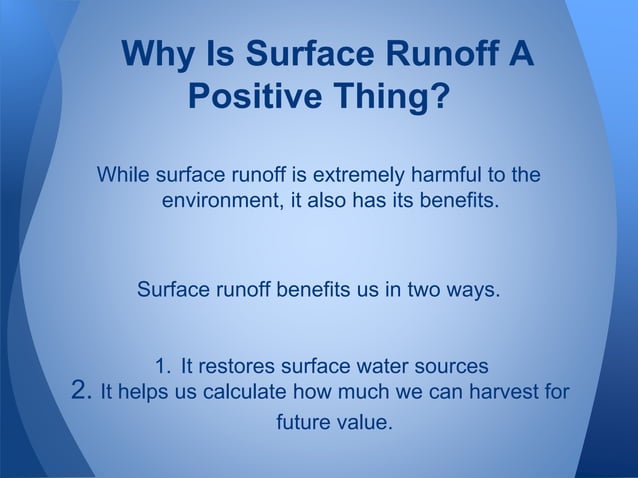 Surface Runoff Full Presentatiom | PPTX | Science