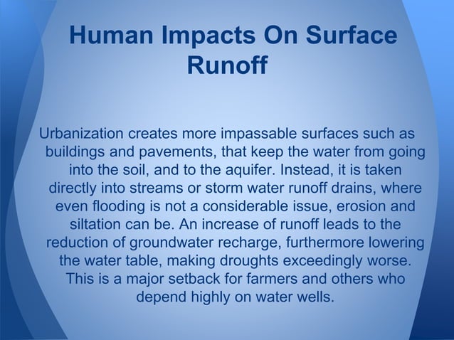 Surface Runoff Full Presentatiom | PPTX | Science