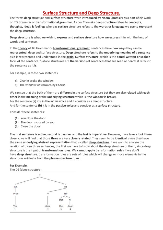 Surface Structure and Deep Structure.docx