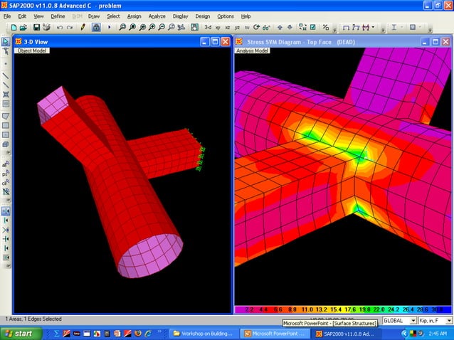 Surface Structures, including SAP2000 | PDF | 3-D Graphics | Computer ...