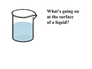 Surface tension | PPT | Chemistry | Science