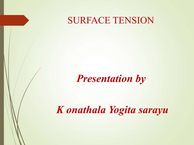 Surface tension.ppt
