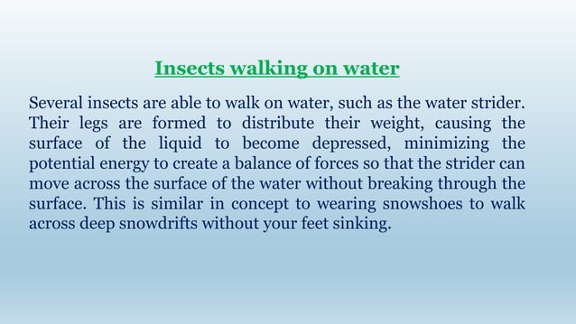 Surface Tension for Beginners | PPTX