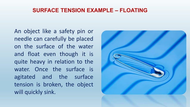 Surface Tension for Beginners | PPTX