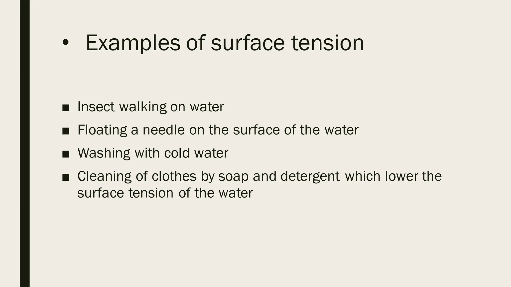 surface tension. physics seminar pdf and ppt | PDF