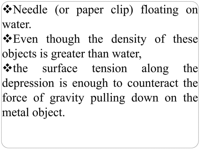 Surface tension (1) | PPT