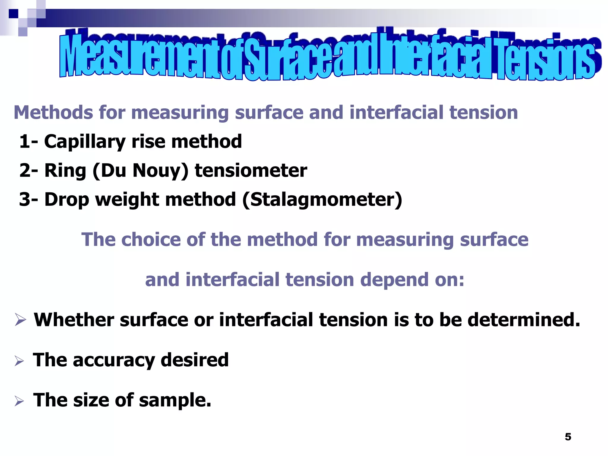 Surface tension (2) | PPTX