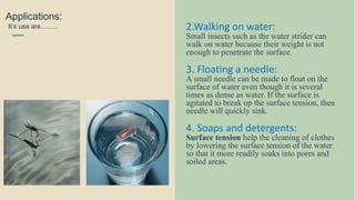 Surface tension and viscosity | PPTX