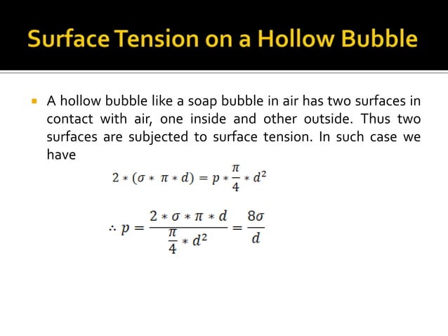 Surface tension & capillarity c | PPTX | Chemistry | Science