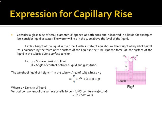 Surface tension & capillarity c | PPTX | Chemistry | Science