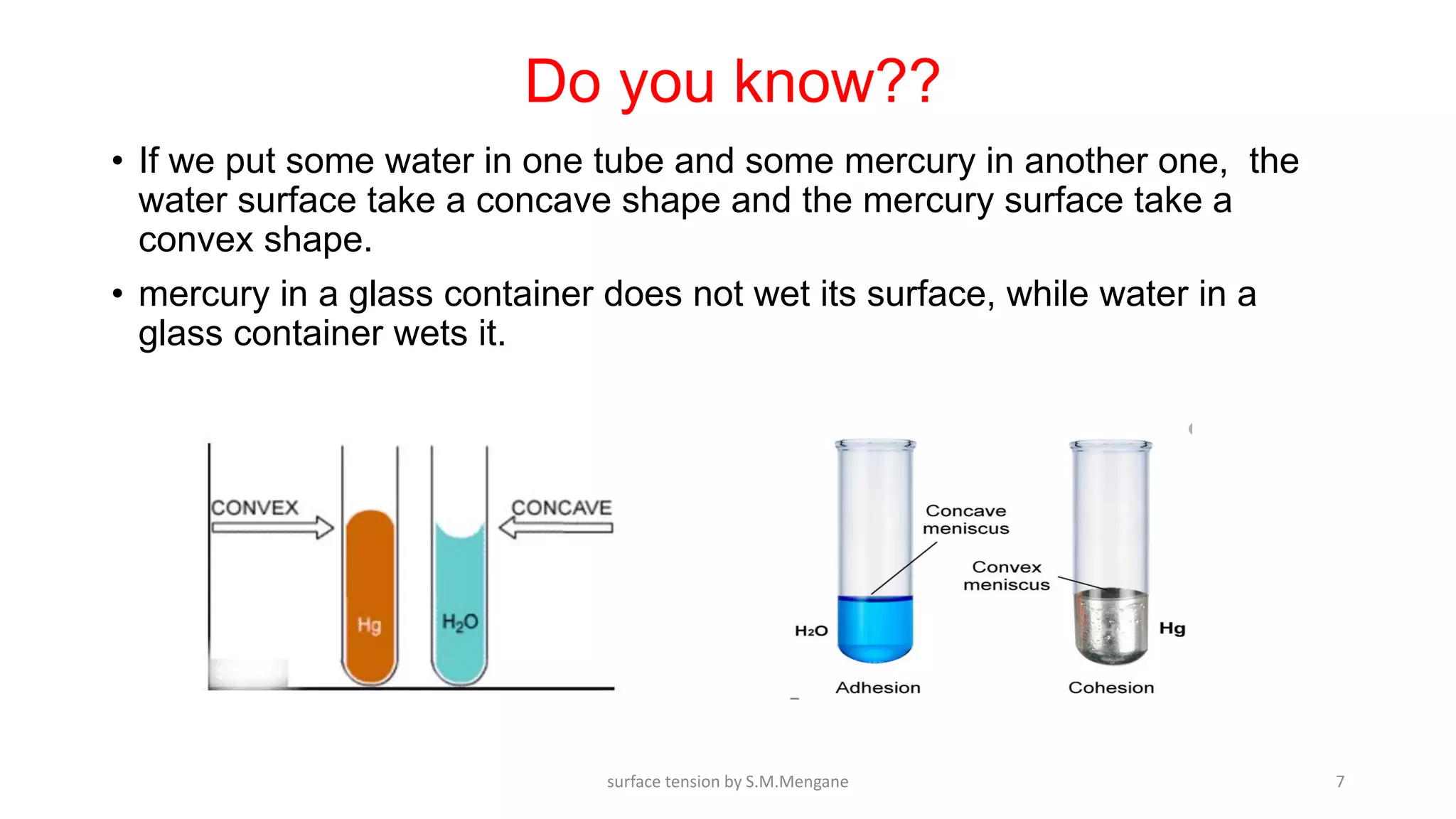 Surface tension by shaila mengane | PDF | Chemistry | Science