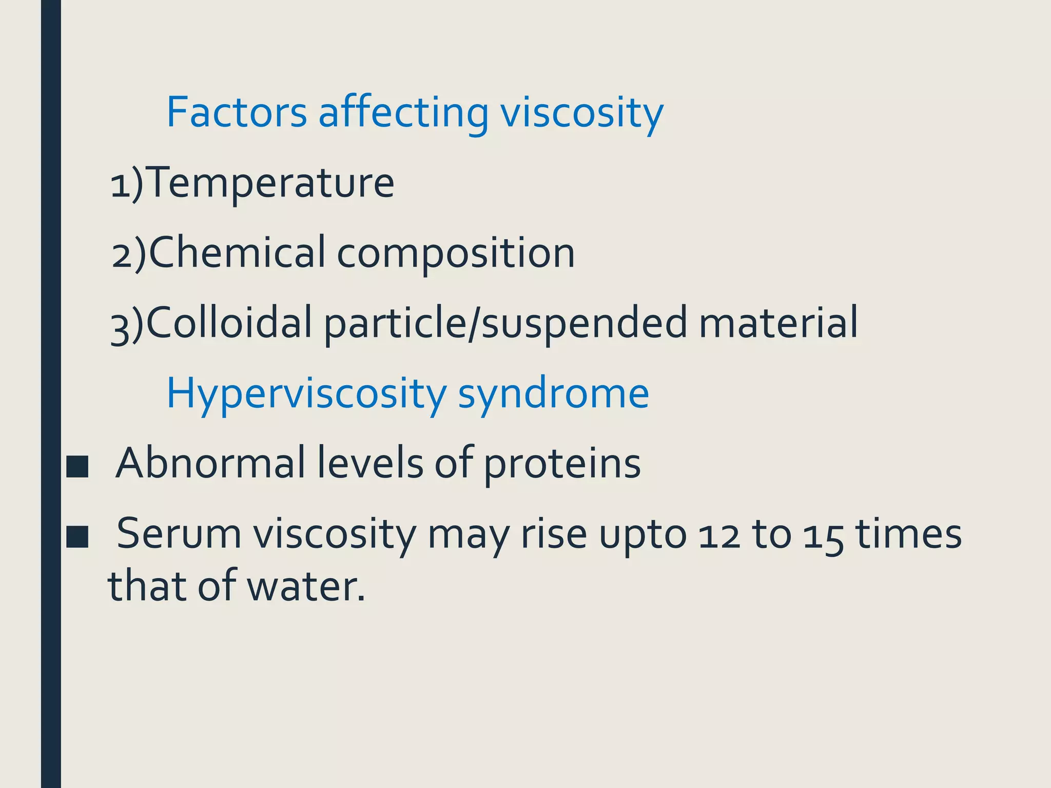 Surface tension & viscosity | PPTX