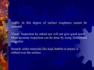 BASICS OF SURFACE TEXT MEASUREMENT TECHNIQUES | PPT
