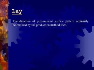 BASICS OF SURFACE TEXT MEASUREMENT TECHNIQUES | PPT