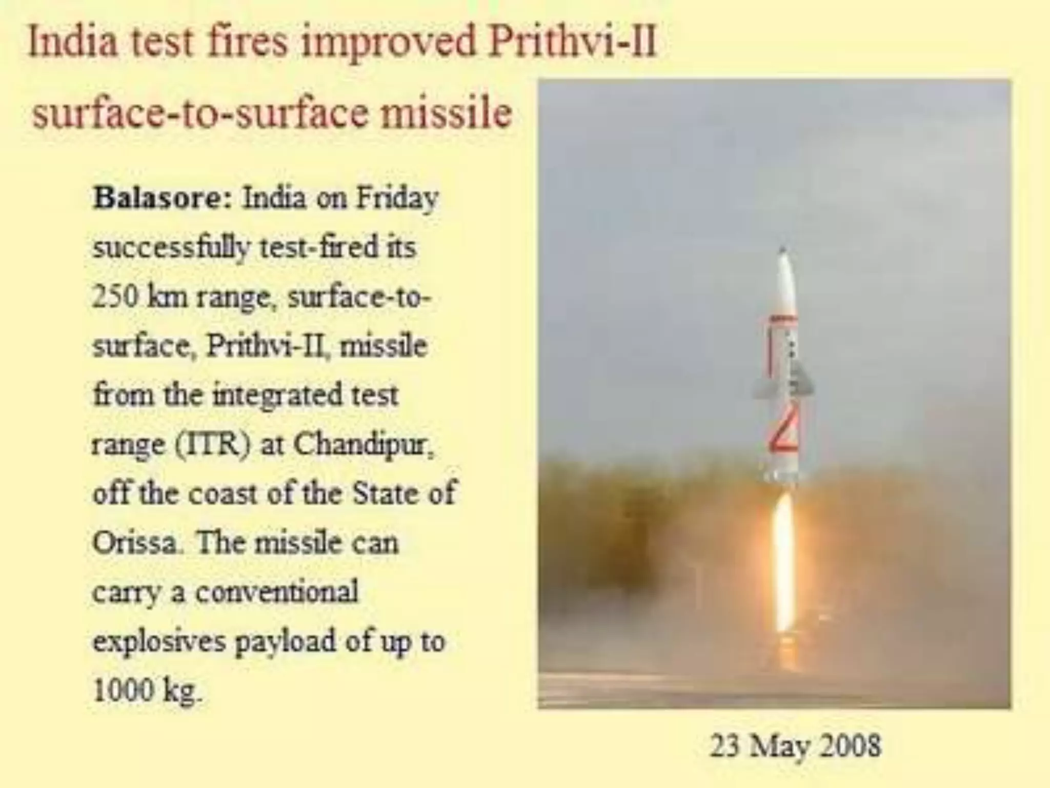 Surface to surface prithvi | PPTX