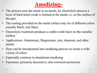 Surface Treatment, Coating, Cleaning | PPTX