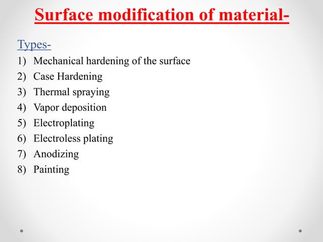 Surface Treatment, Coating, Cleaning | PPTX | Chemistry | Science