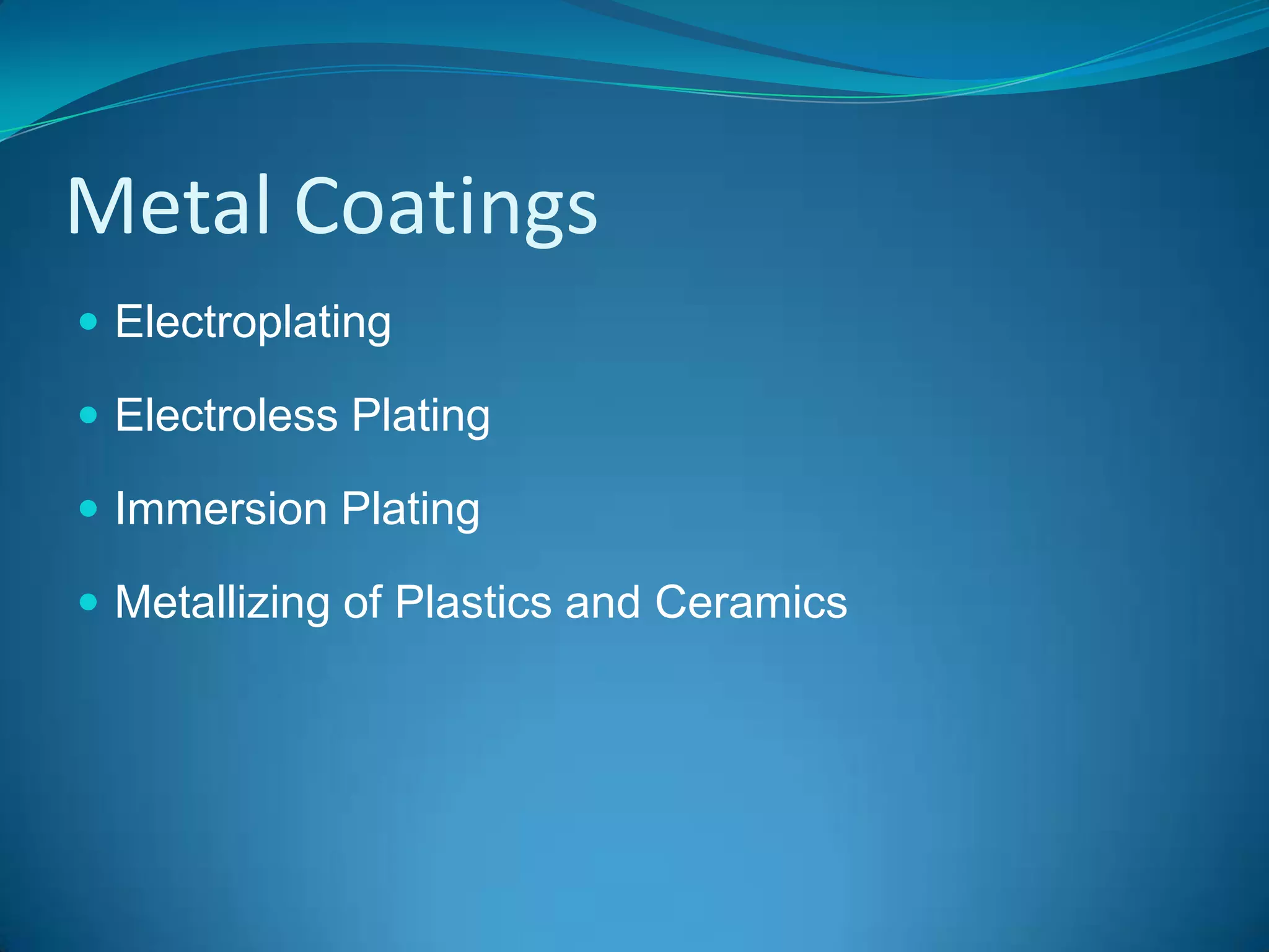 Surface treatment an overview | PPTX